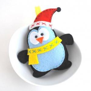 Felt Penguin Christmas Ornament Sewing Pattern - Pdf Epattern A480 on ...