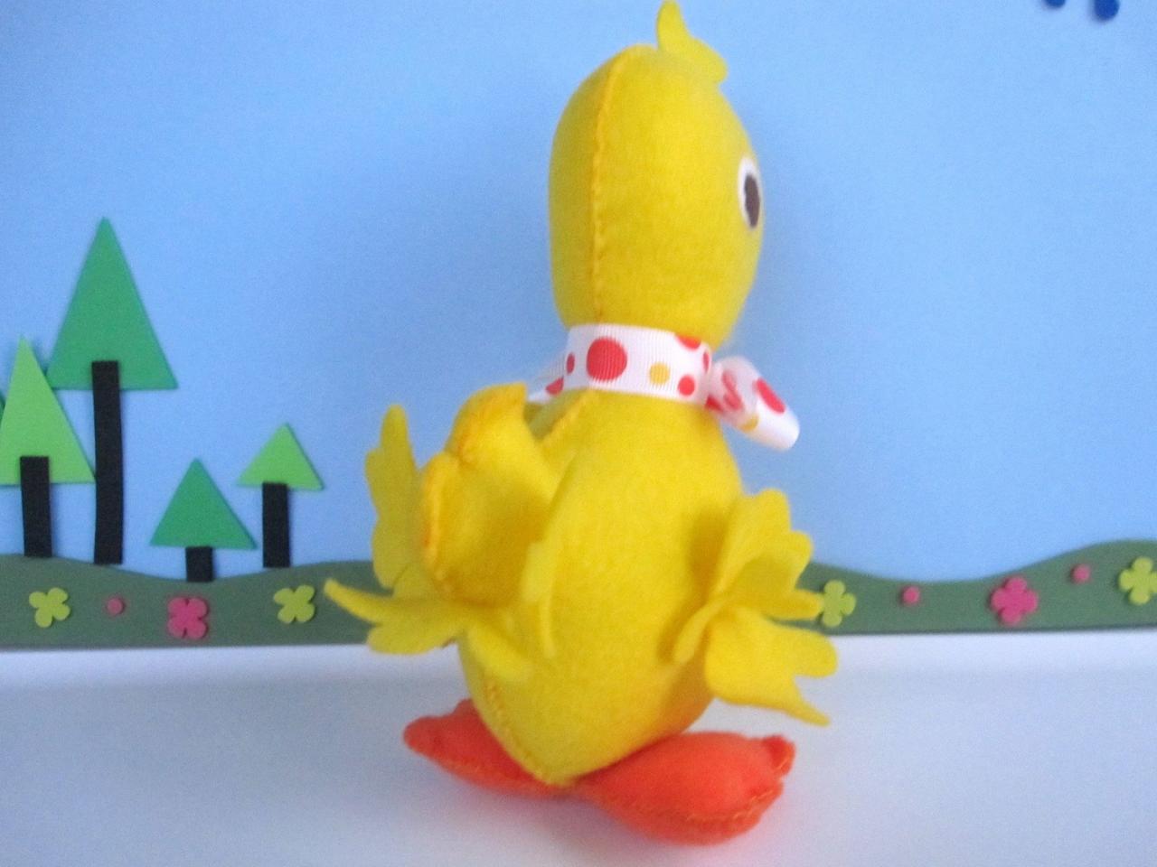 Duck Sewing Pattern - Baby Duck Hand Sewing Pattern - Diy Duckling Felt ...