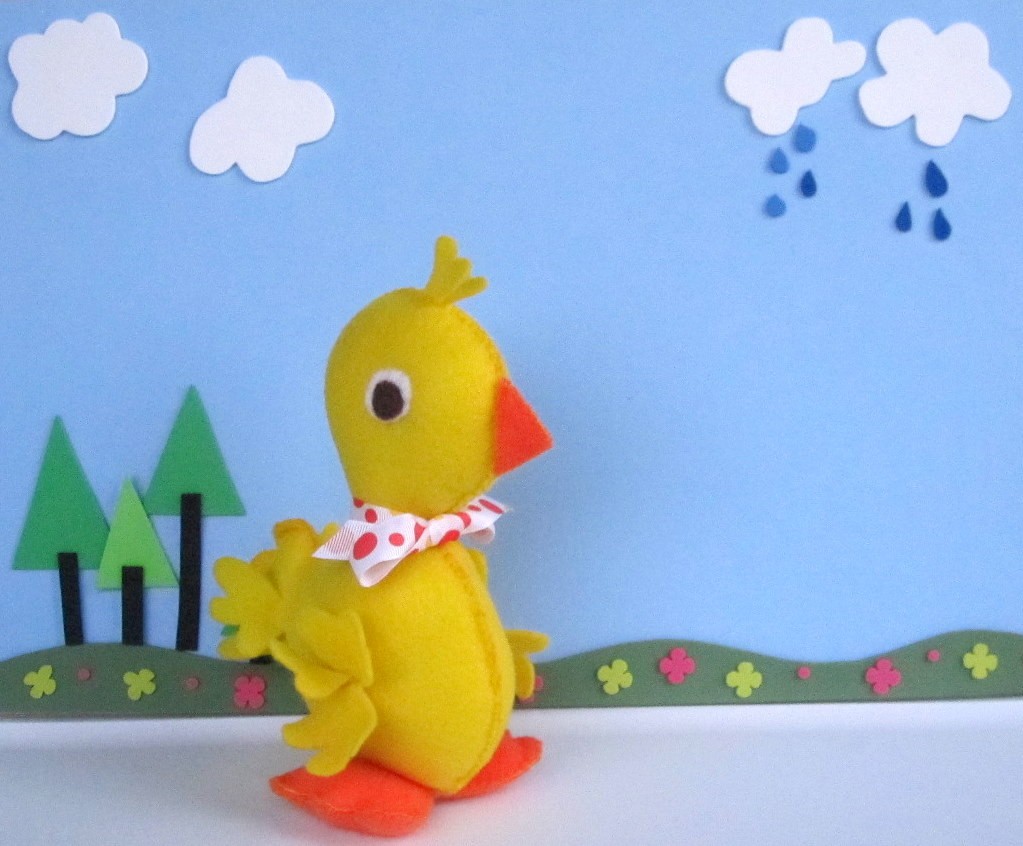 Duck Sewing Pattern - Baby Duck Hand Sewing Pattern - Diy Duckling Felt ...
